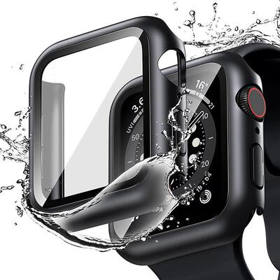 Glass+Cover For Apple Watch case 7 6 SE 5 4 3 iWatch Accesso