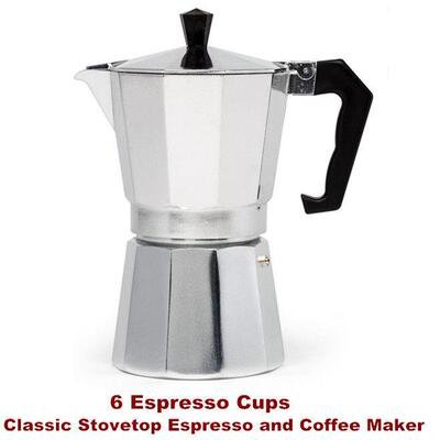 Stovetop Espresso Coffee Maker Moka Pot Espresso Cuban Café
