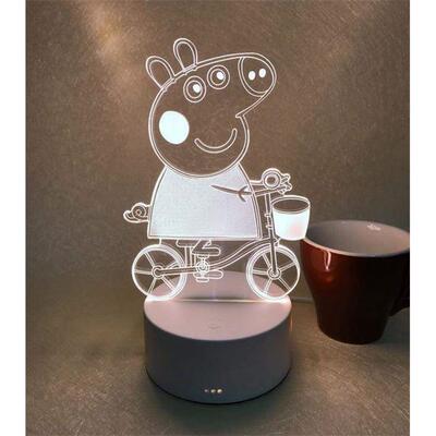 mini bedroom 3d lamp plug baby bedside lamp led night light