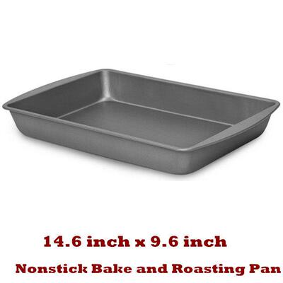 Bake Roasting Cake Pan Rectangle Bakeware Baking Non-Stick