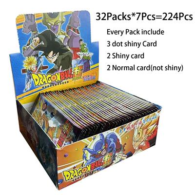 Dragon Ball Cards in English Shiny Son Goku Saiyan Vegeta Tr