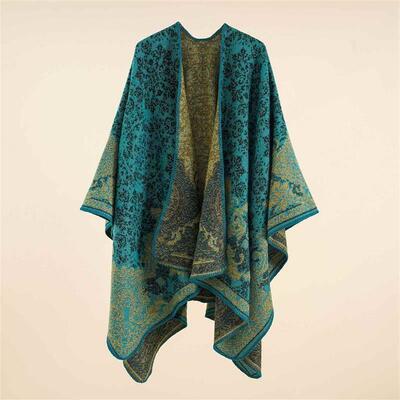 Women cape scarf shawl 空调度假披肩外搭苏格兰斗篷男女款旅游