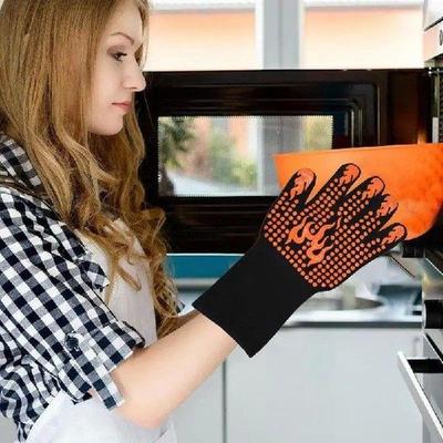 Heat-insulating Gloves, Anti-scald Microwave Gloves BBQ