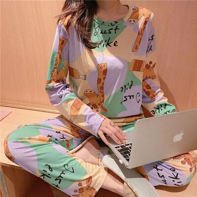 Nightwear Women Pijamas Pajamas set pyjamas ladies Loose