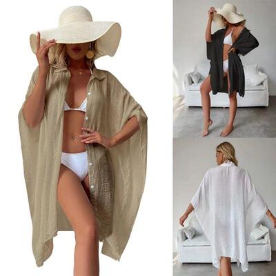Womens Bikini Cover-ups Beach Casual Dress Coverup Swimsuits