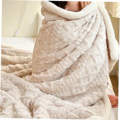Large Sherpa Fleece Blanket Throw Fur Warm Sofa Bed Soft