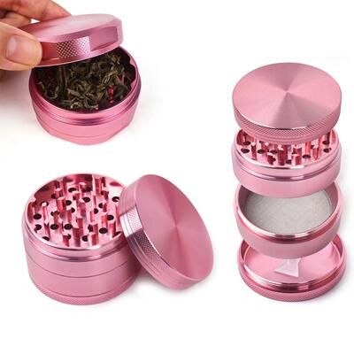 40mm 4-Layer Aluminum Herbal Herb Tobacco Grinders for Smoki