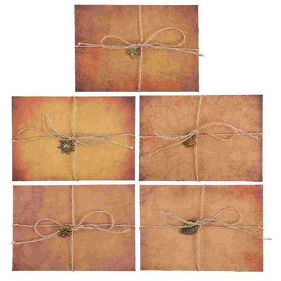 5 Set Decoration Vintage Envelope Wire Grid Shelves Writing