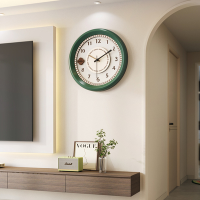 速发复古时尚钟表挂钟客厅2024新款高钟简用时端挂墙家约大气