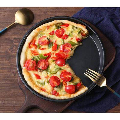 6/8/10 inch Pizza Plate Pan Round Tray Mold披萨盘8寸浅盘圆型