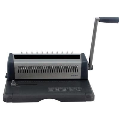 铁圈装订机5008a 34孔抽刀装订机 3:1铁圈机 台历装订机 线圈