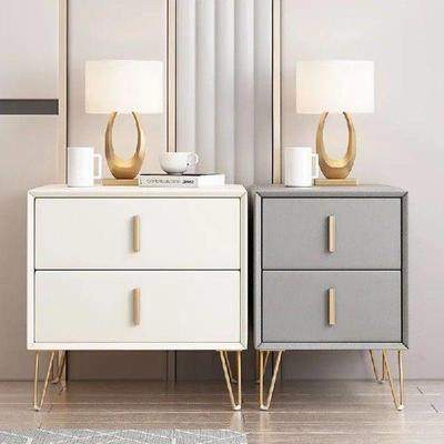 Light Luxury Bedside Table Simple Modern Wooden Chest Of Dra