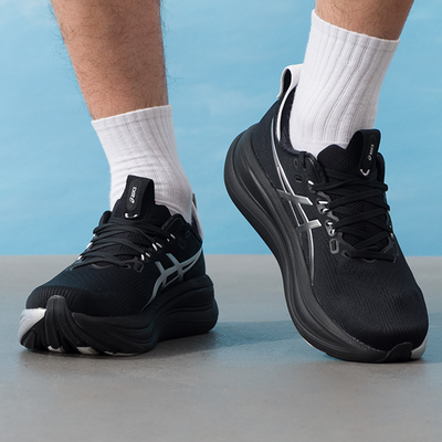 亚瑟士Nimbus 28男鞋N28新款缓震慢跑鞋稳定支撑跑步鞋1011C21