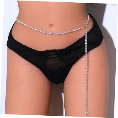 sexy nightclubs Water Diamond Waist Chain body chain 女腰炼