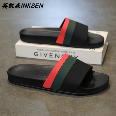 英凯森拖鞋男士2025新款夏季外穿超火情侣户外开车防滑耐磨凉拖鞋