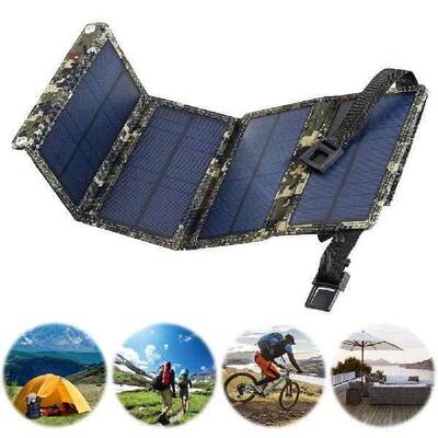 20W Portable Solar Panel IP65 Waterproof Foldable Solar