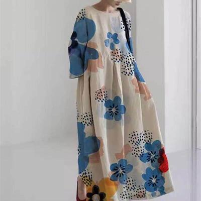 dress ladies fashion casual craft drawstring cotton