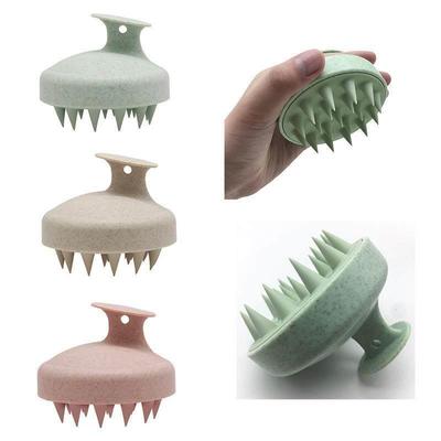 Silicone Shampoo Scalp Head Body Massager Comb Handheld Hair