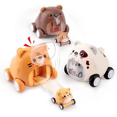Cartoon Catapult Car Toys For Baby Toddlers Car Toy Montesso