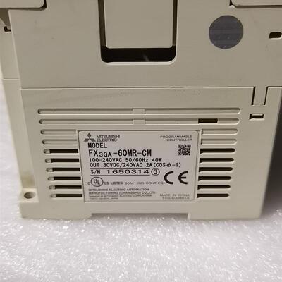 FX3GA-60MR-CM拆机三菱PLC成色不错功能包好