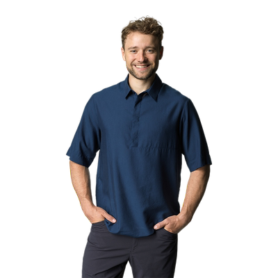 HOUDINI胡丁尼 Tree Polo Shirt 树男户外夏季休闲工装短袖衬衫