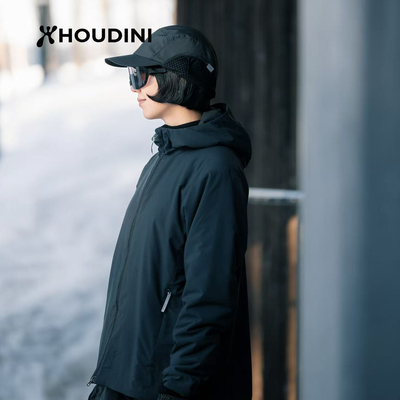 HOUDINI胡丁尼Puff泡芙户外冬女金标p轻量棉服保暖外套棉服