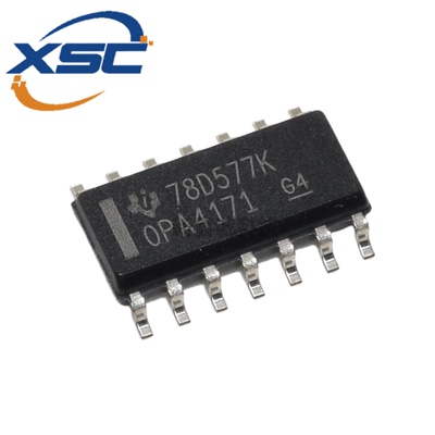 原装正品 OPA4171AIDR OPA4171AID 运算放大器芯片