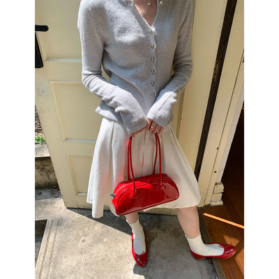 JeJuna百褶中裙高腰洋气半身裙