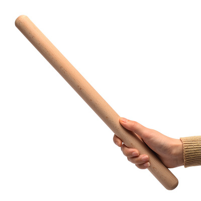 Wooden rolling pin, beech wood pressure rolling pin, baking tool, dumpling skin rolling pin, unpainted, engravable, hou