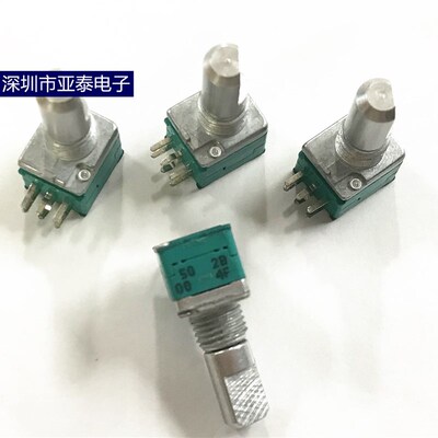 极速台湾FD福华RK097型精密电位器双联B5K轴长15MM音Z量旋转电位