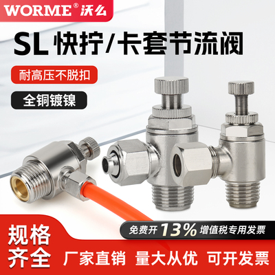 气动快拧接头SL6-01M5