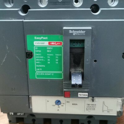 议价塑壳断路器CVS100FCVS100F4PCVS100F4P100A