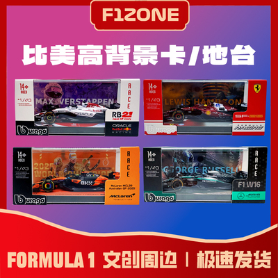 比美高1/43精装车模背景地台贴纸