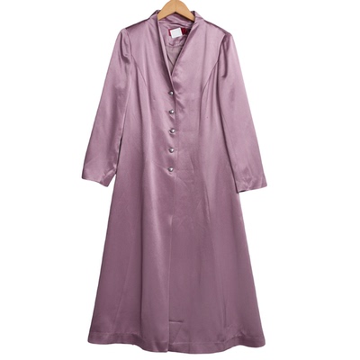 【六礼】A3品牌折扣女装高端洋气百搭气质通勤紫色风衣-22021