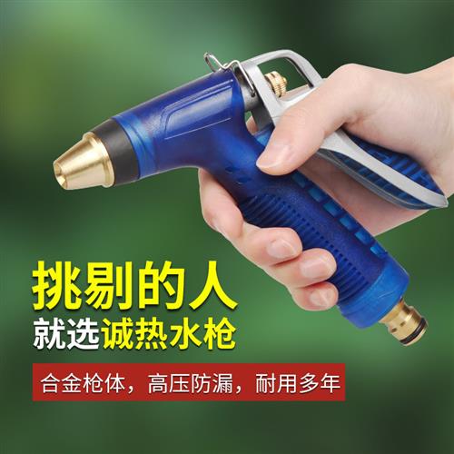 高压洗车水枪喷头家用自来水冲车枪头四分浇花水管工具套组接头