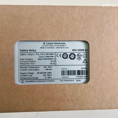 议价Leuze安全继电器MSI-SR4B-01MSI-SR4B01MSISR4B01MSI-SR4B