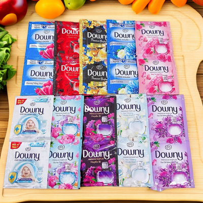 混搭~越南当妮Downy衣物柔顺剂 浓缩花果舒香味 旅行装18mlx10袋