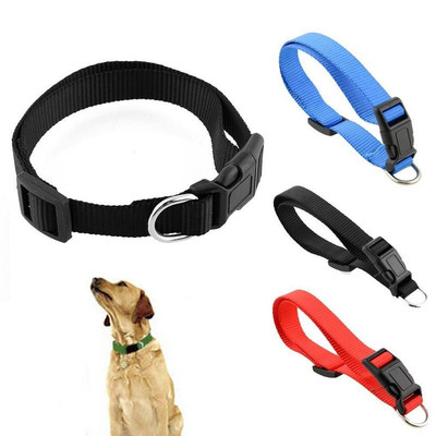 极速durable adjustable soft nyAlon blue pet puppy dog collar