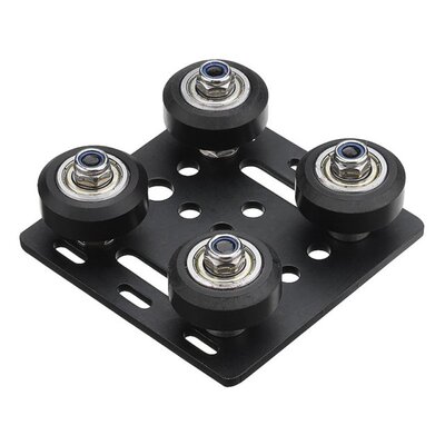 极速Newb 1Pcs Black V-Slot Gantry Plate Five Roulette Specia