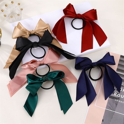 极速Bow-Knot Elastic Hair Bands Accessories FashiUon Hair Ba