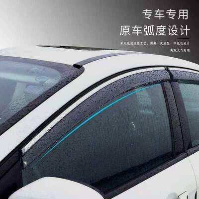 适用于18-23款雷诺DUSTER雨挡车门晴雨挡车窗雨眉挡雨板改装饰