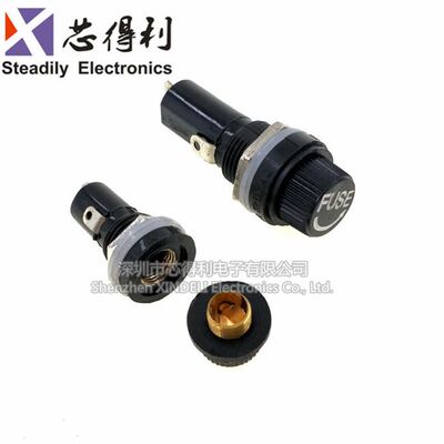 极速保险管座 5*20 6x30mm 10a 250v保险丝座熔断器耐V高温fuse 5