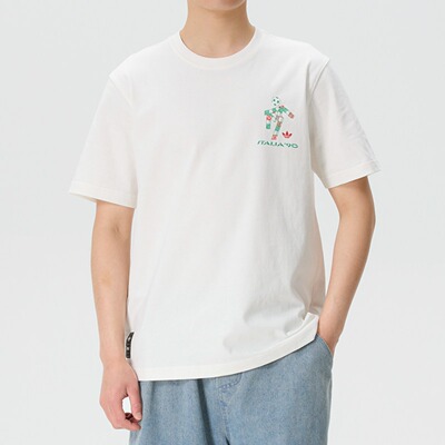 Adidas阿迪达斯三叶草男装2026夏季新款MASCOT TEE运动短袖KB6217