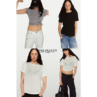 ISSIofficial柔软百搭圆领短袖T