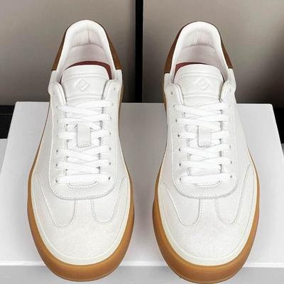 外贸顶版新款小白鞋lP女鞋休闲运动板鞋拼色德训皮鞋平底单鞋厚底