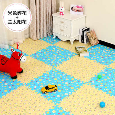 婴儿童拼接爬行垫泡沫拼图地垫家用卧室榻榻米地板垫子60x60加厚