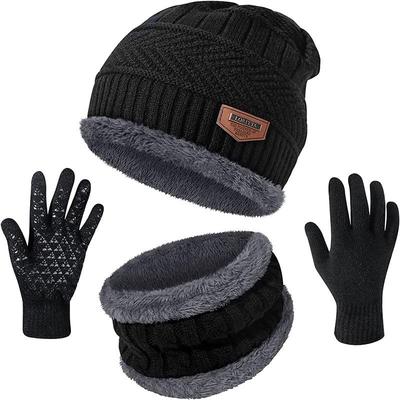 Winter Men Women Thick Beanie Hat Knitted Hat Winter Cap