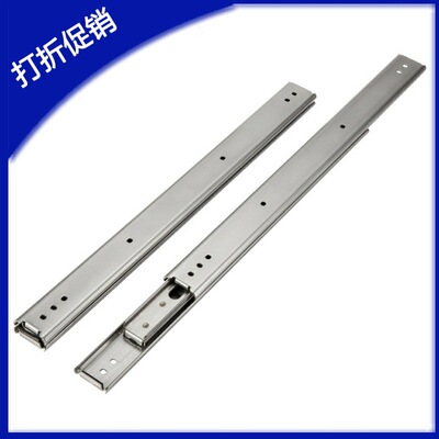 不锈钢35宽三节工业滑轨 IDB01-304.8 355.6 406.4 457.2 508