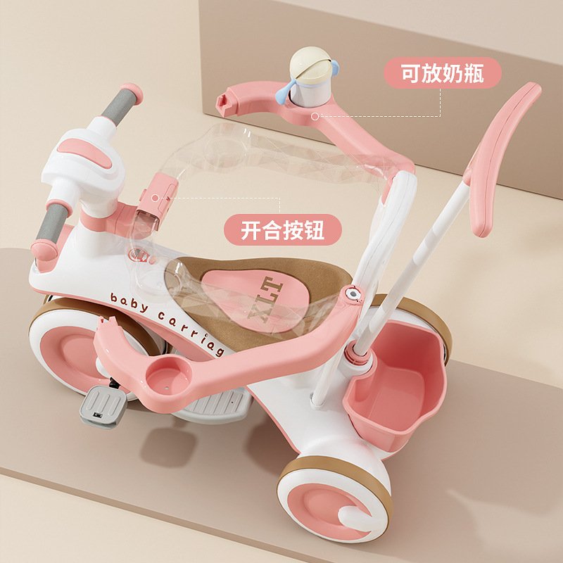 儿童三轮车脚踏车1一3一6岁宝宝手推车轻便婴幼儿溜娃神器儿童车