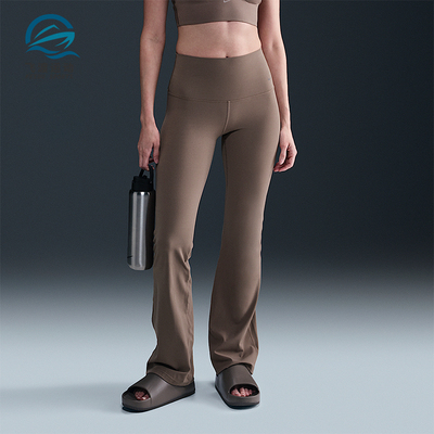 Nike/耐克正品2025新款女士经典高腰紧身提臀喇叭裤FV7922-233